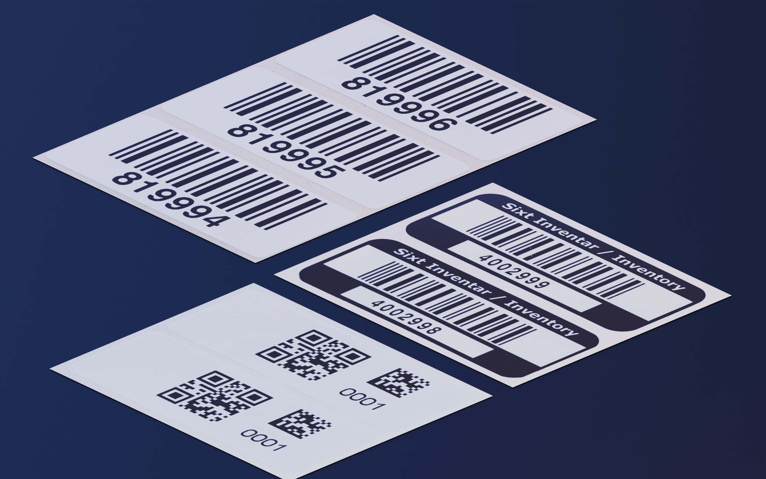 Bedruckte Barcode-Etiketten: Alle Standards erhältlich - Etiketten ...